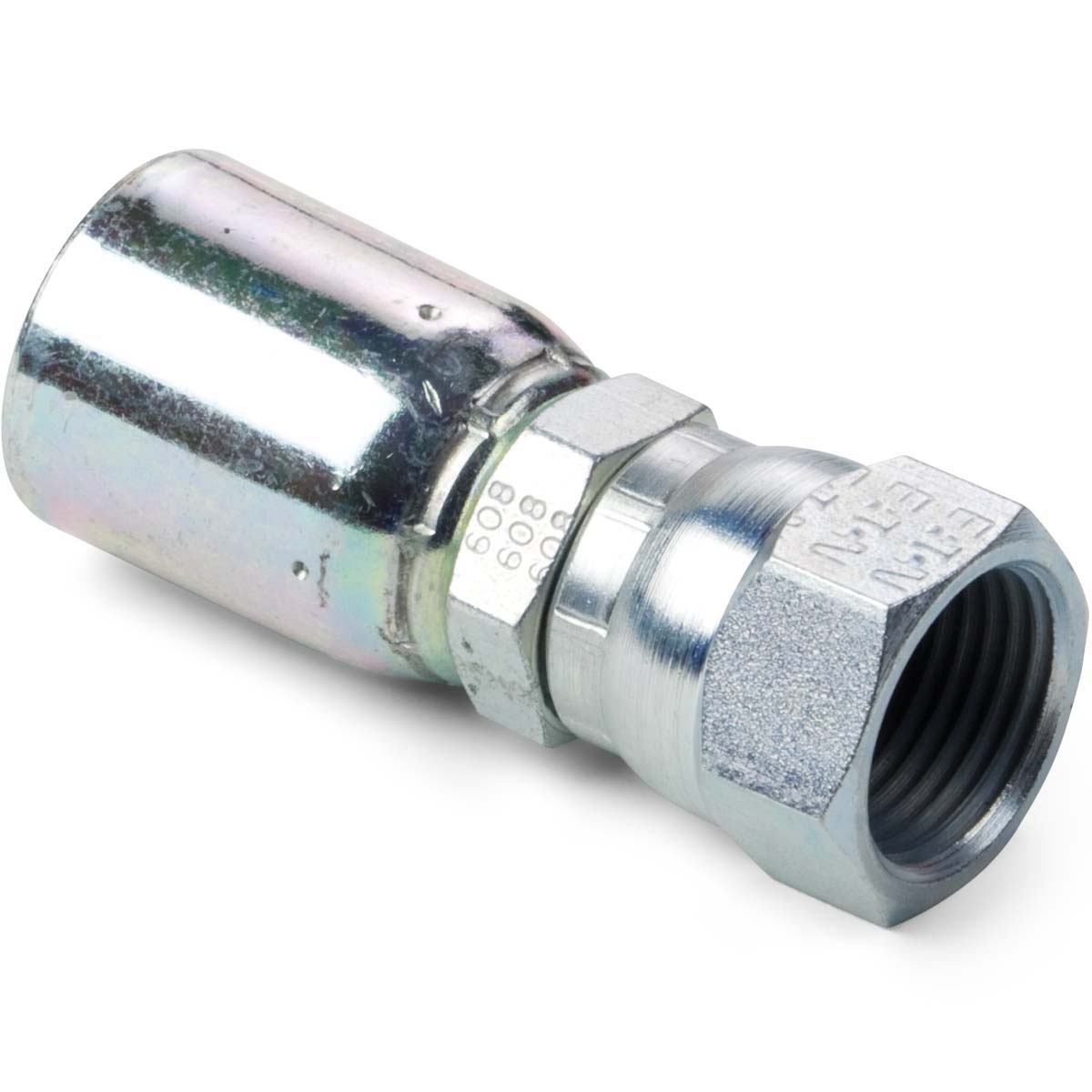 3/4 x 3/4 SAE 37° (JIC) Female Swivel Hose End - 2 Pack - Kimball Midwest