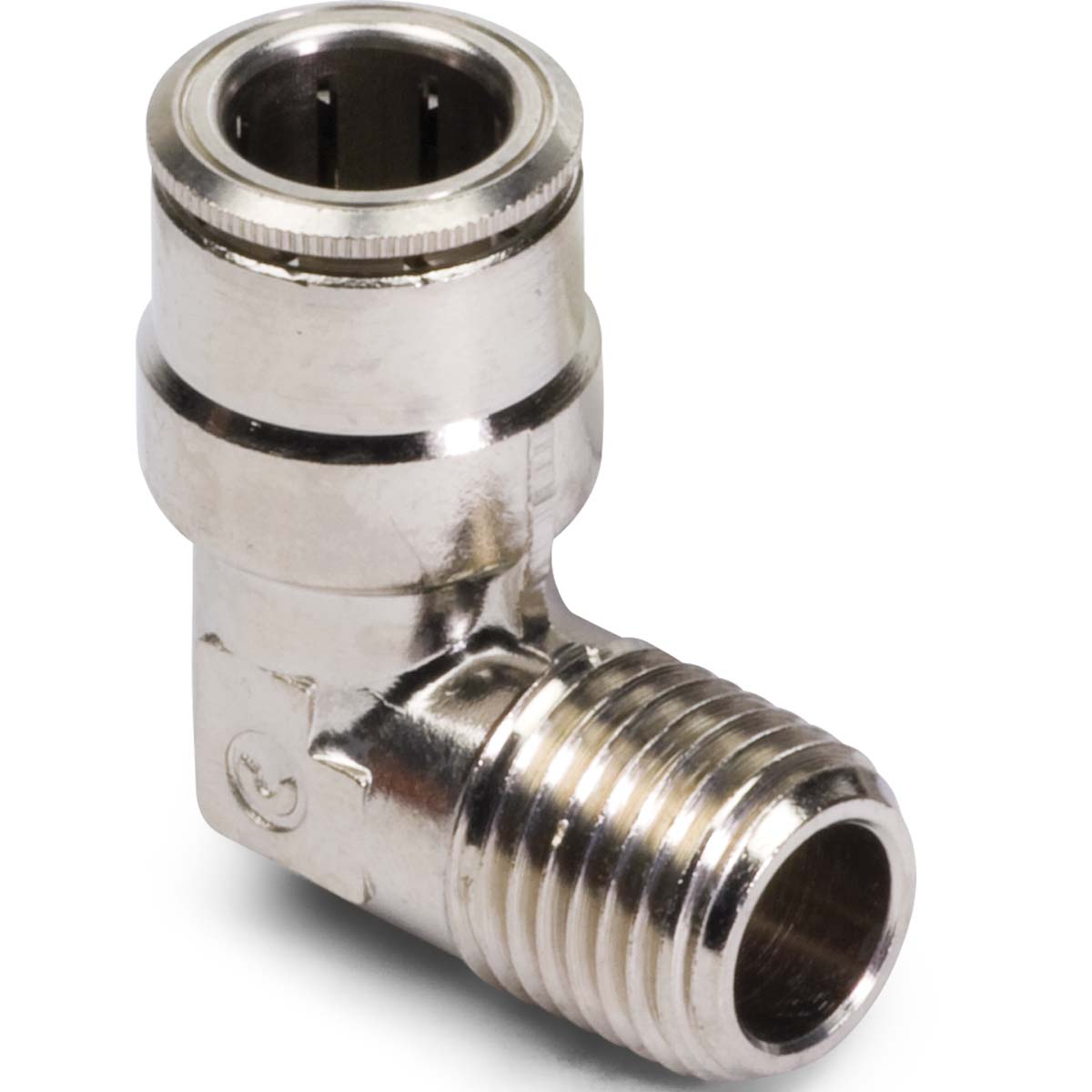 1/4 x 1/4 Push-Connect Male Elbow Rigid - Kimball Midwest