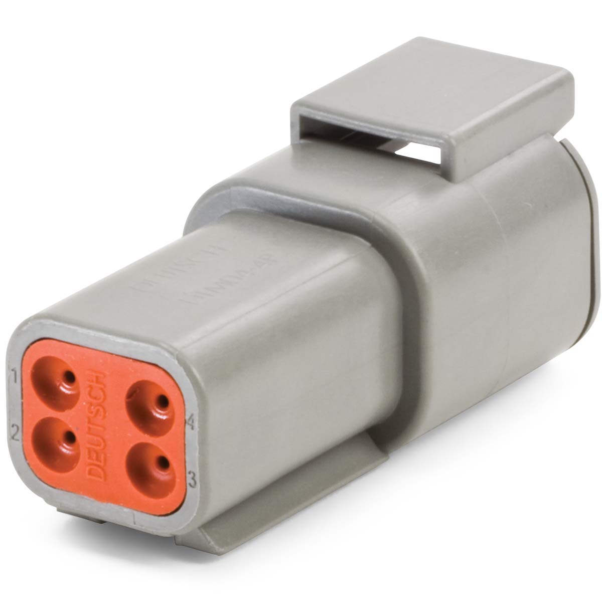 Deutsch DTM Series Housing - 4 Pin Receptacle - Kimball Midwest