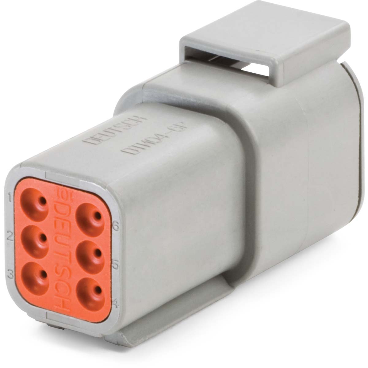 Deutsch DTM Series Housing - 6 Pin Receptacle - Kimball Midwest