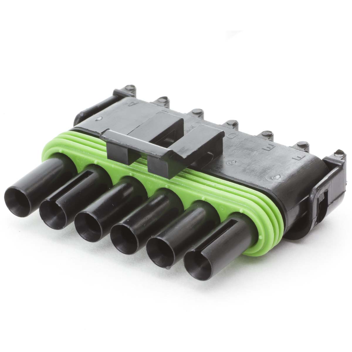 Weatherpack 6 Terminal Male Flat Tower Connector Body Shell - Kimball ...