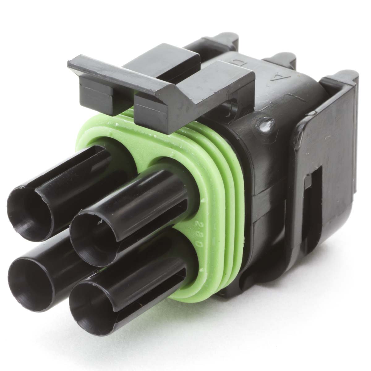 Weatherpack 4 Terminal Male Square Tower Connector Body Shell - Kimball ...