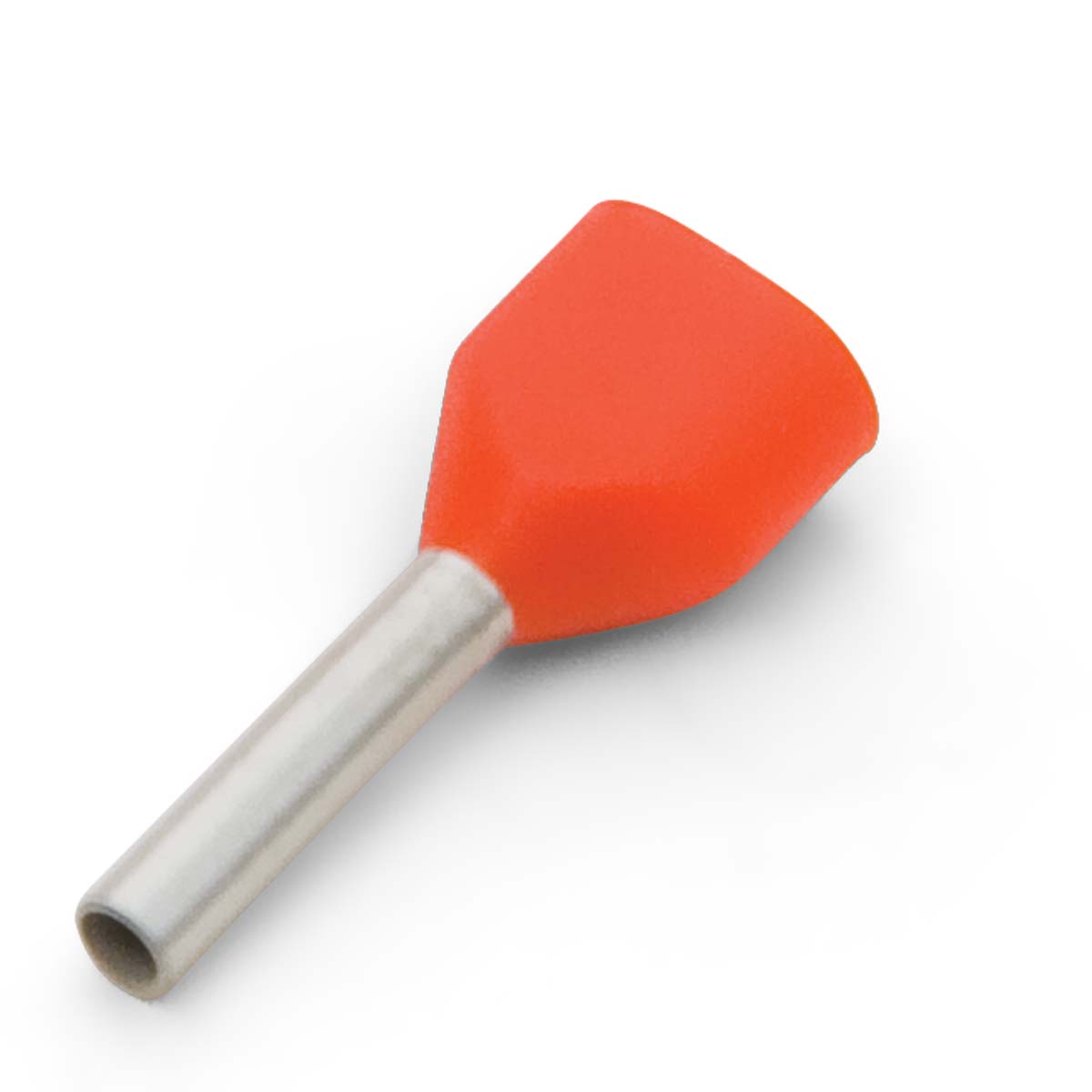 2 x 20 AWG Orange Insulated Double Wire Ferrule Terminal - Kimball Midwest