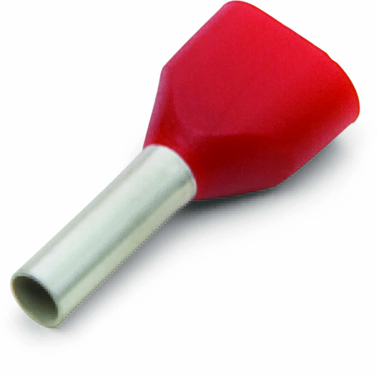 2 x 16 AWG Red Insulated Double Wire Ferrule Terminal - Kimball Midwest