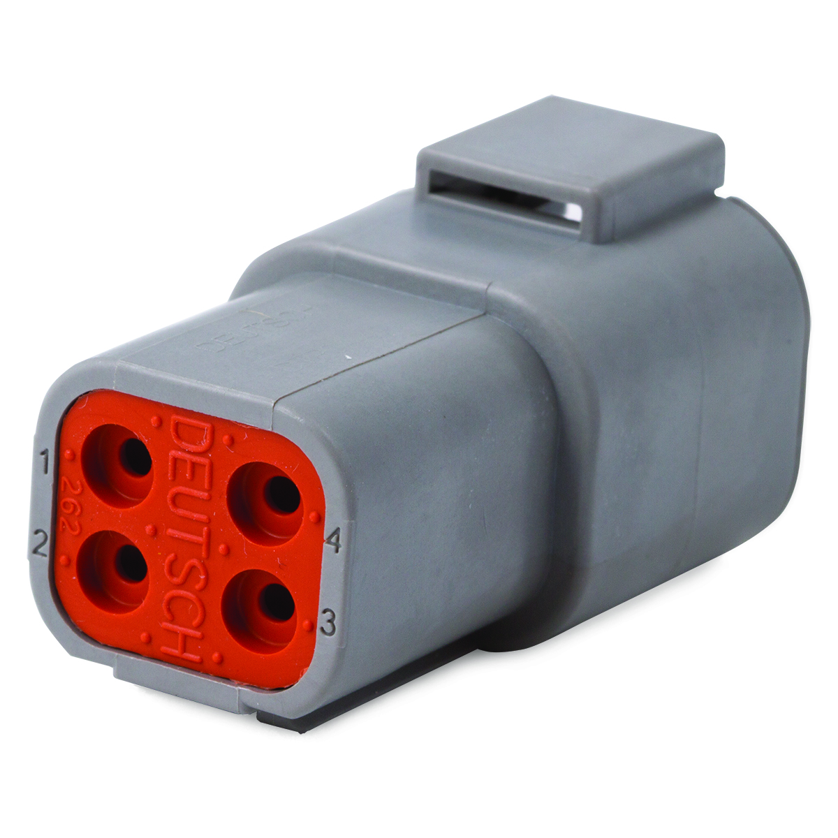 Deutsch DTP Series Housing - 4 Pin Receptacle - Kimball Midwest