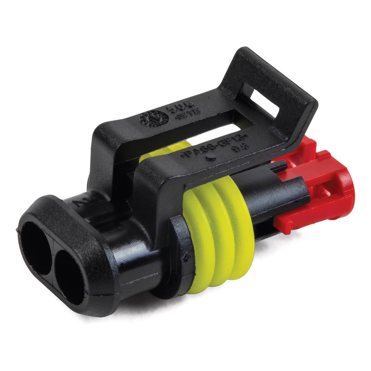 Female 2 Wire AMP SUPERSEAL 1.5 Connector Housing - Kimball Midwest