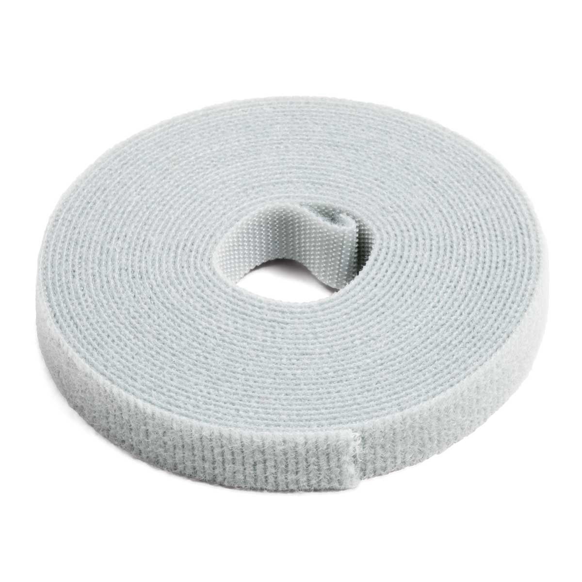 Gray Hook & Loop Cable Tie Wrap - Kimball Midwest