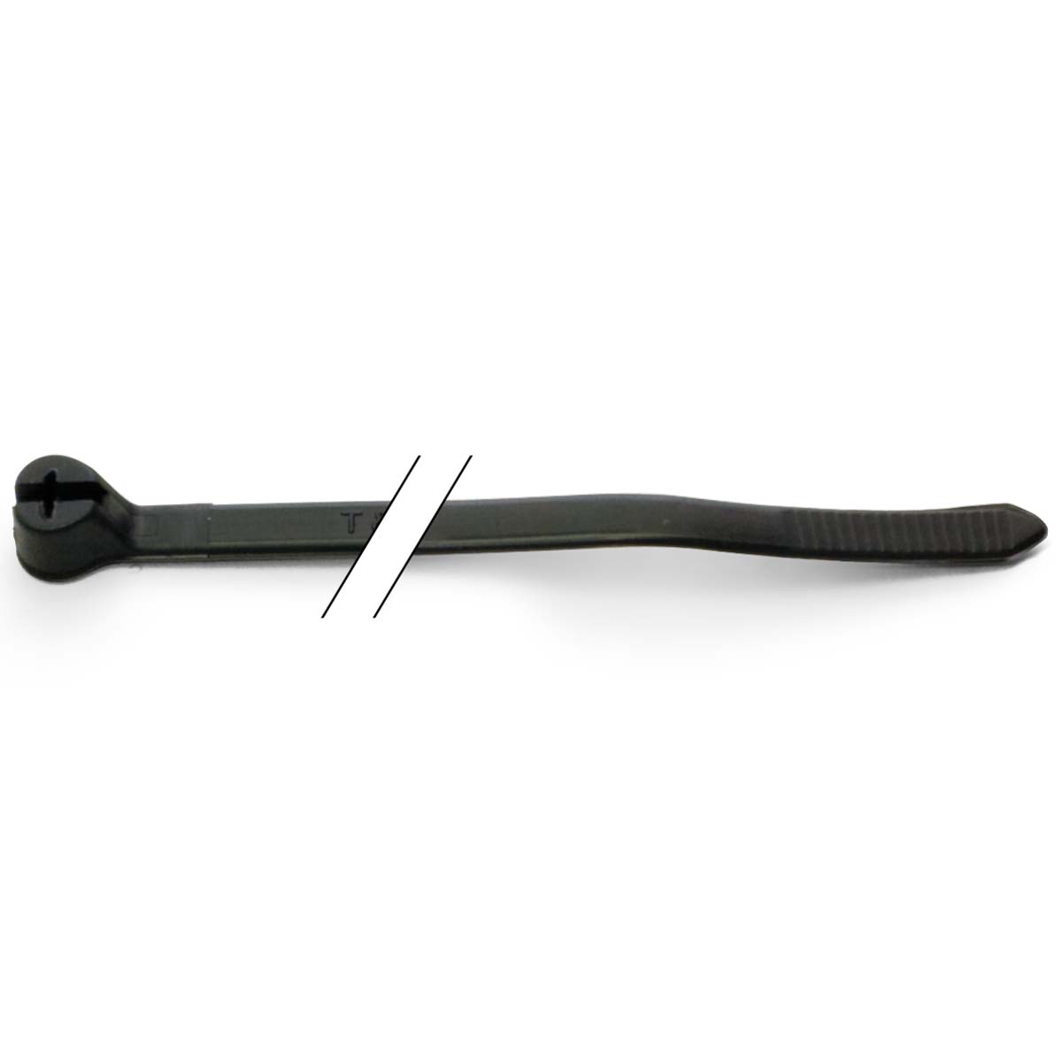 3/16" x 7-5/16" Black Nylon Toughened Ty-Rap® Cable Tie - Kimball Midwest