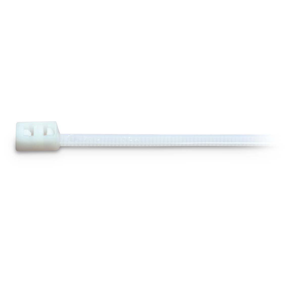 3/16" x 15-1/4" White Nylon Double Loop Cable Tie - Kimball Midwest