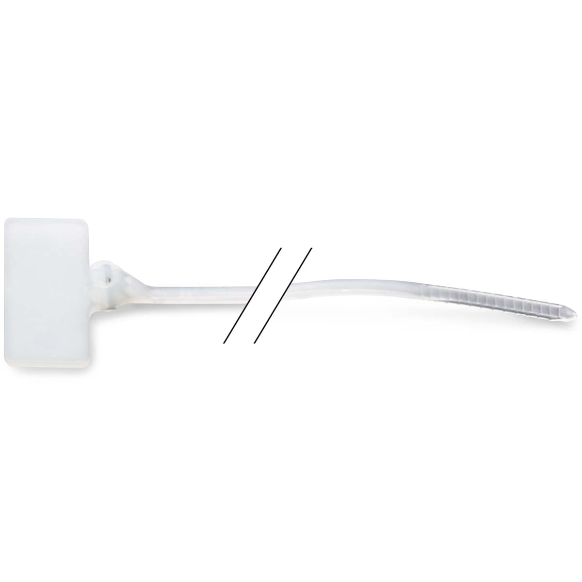 3/32" x 3-5/8" White Nylon Identification Ty-Rap® Cable Tie - Kimball ...