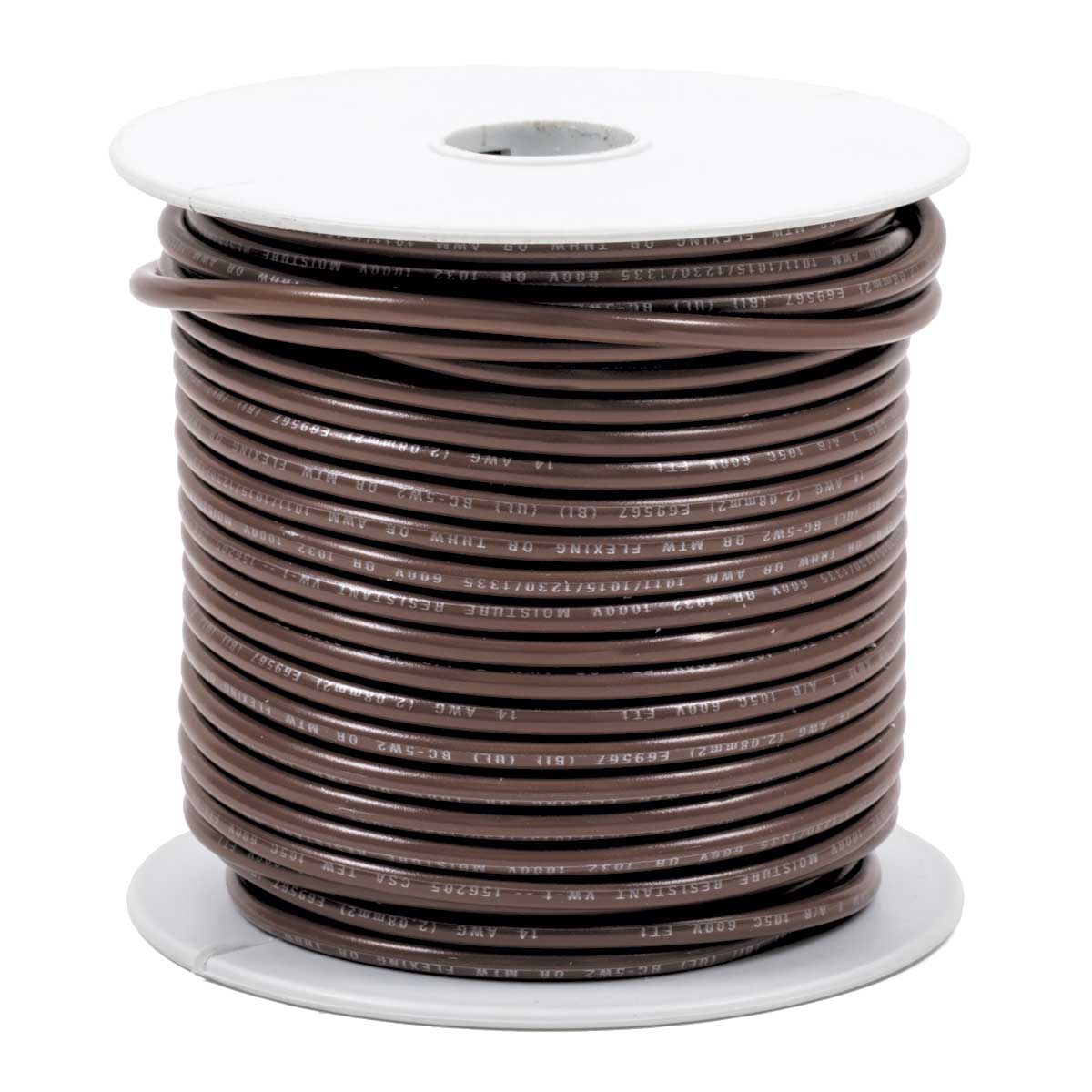 14 Gauge Brown PVC Hook Up Wire - 100 Feet - Kimball Midwest