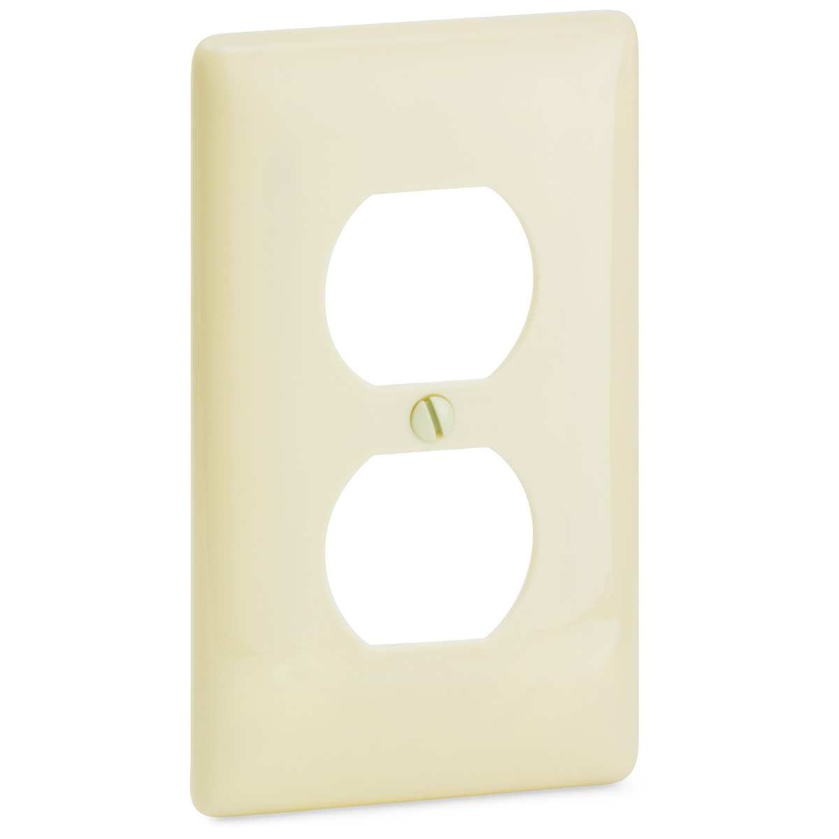 Ivory 1 Gang Receptacle Plate - Kimball Midwest