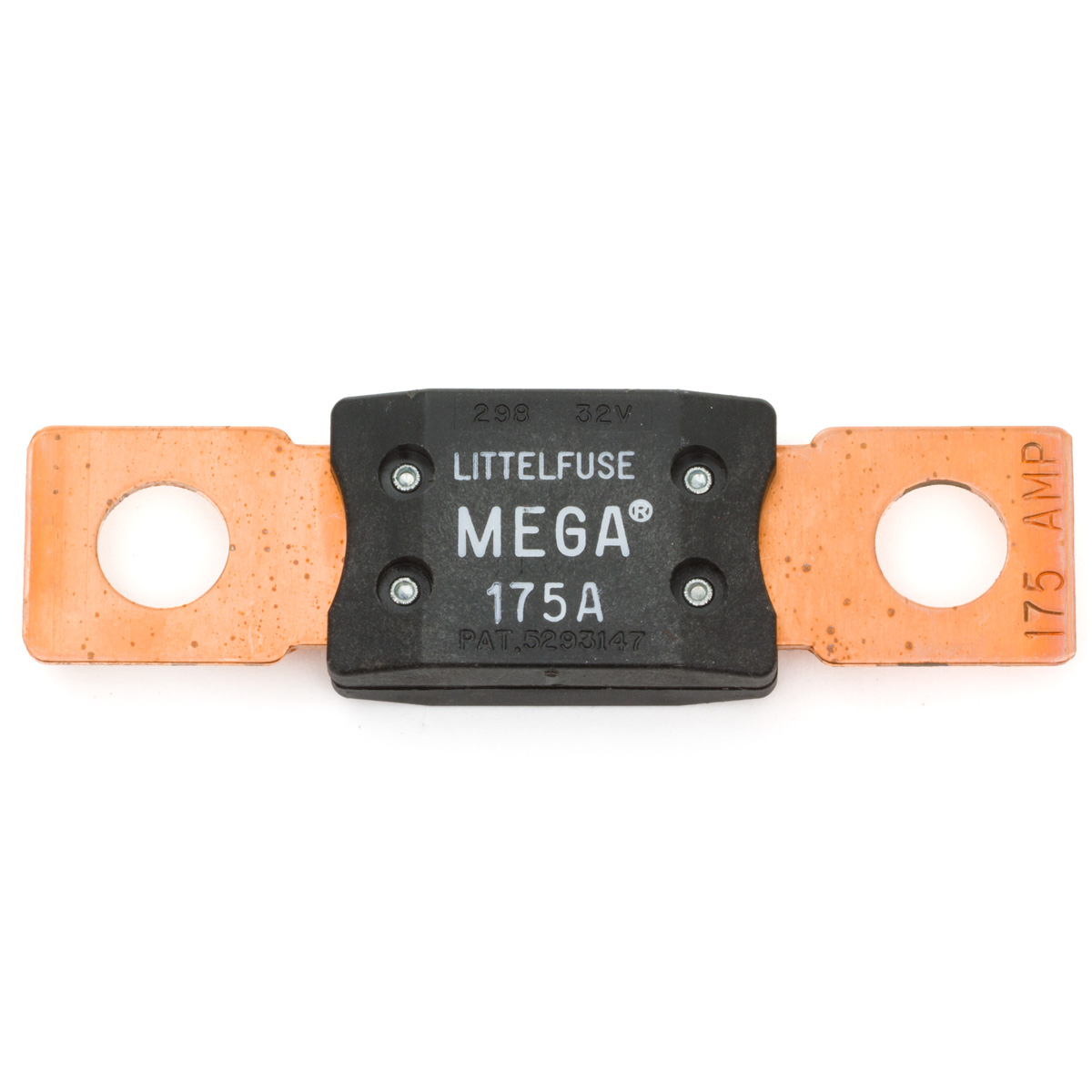 White 175 Amp MEGA® Bolt-On Fuse - Kimball Midwest