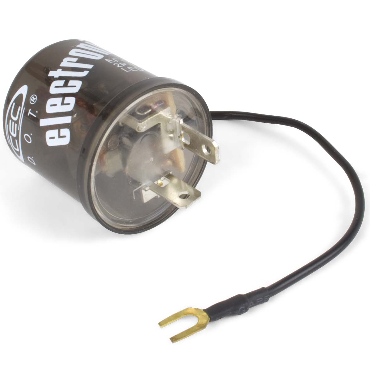 12 Volt 1/10 - 20 Amp 2 Pin Round LED Electronic Heavy Duty Flasher ...