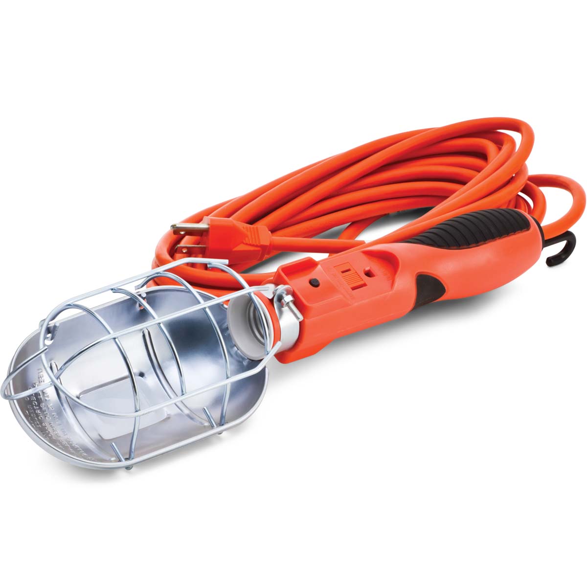 16/3 x 25' Trouble Light with Metal Grounded Guard - Kimball Midwest