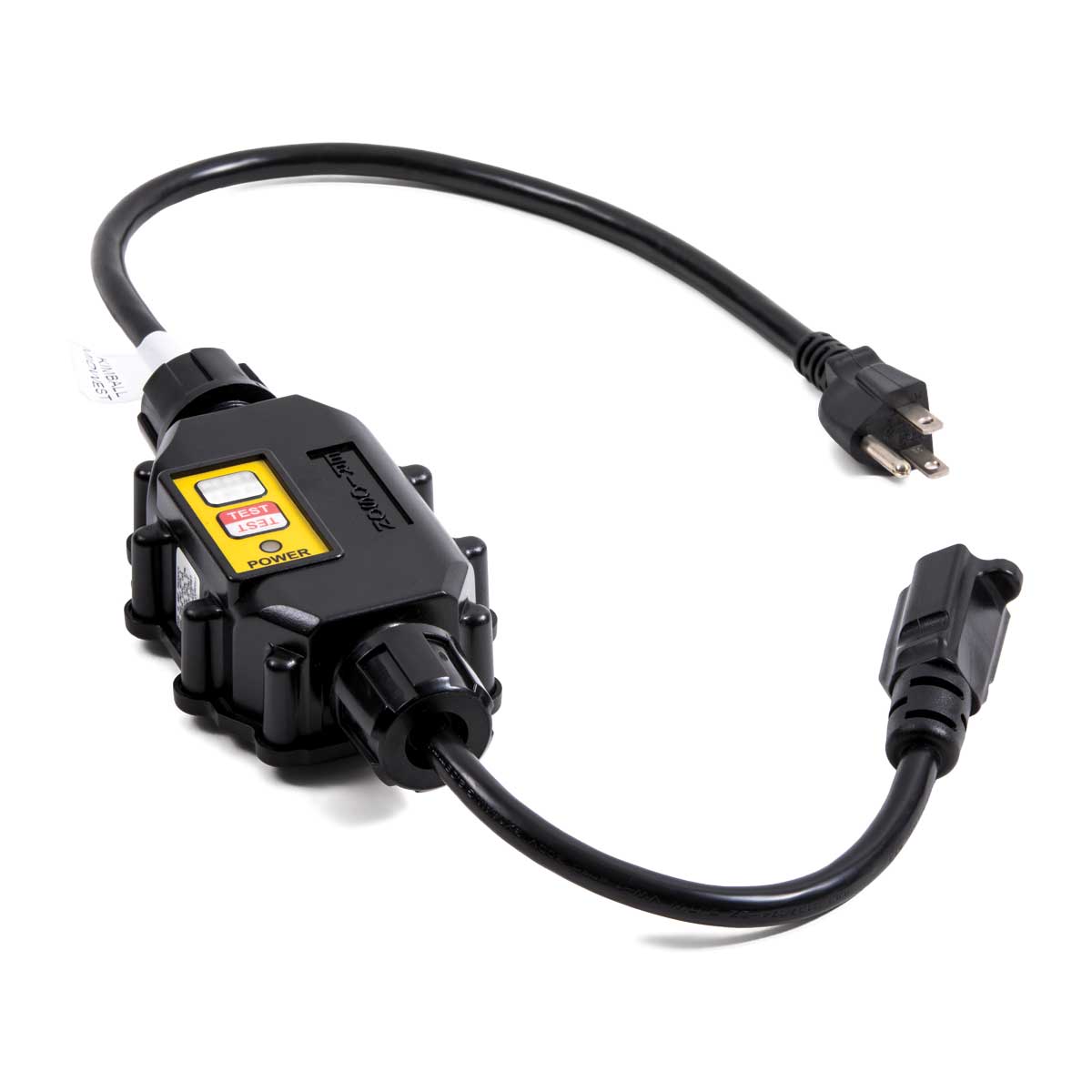 15 Amp Portable GFCI Cord Set 12" Cord - Kimball Midwest