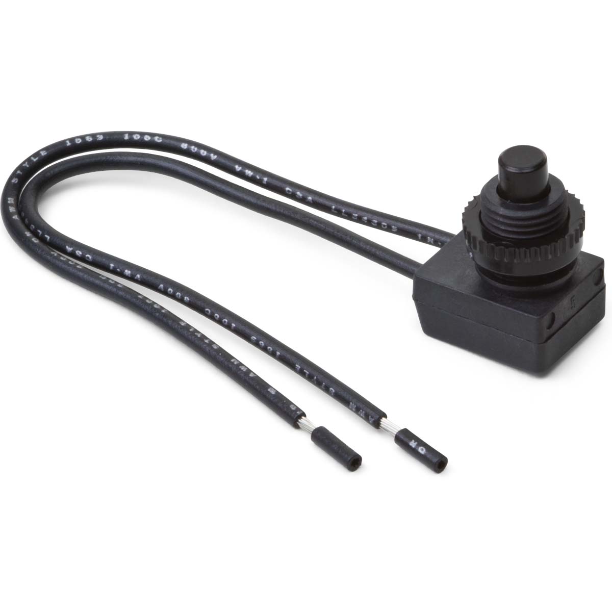 SPST Mini Push Button Switch with Nut - Kimball Midwest