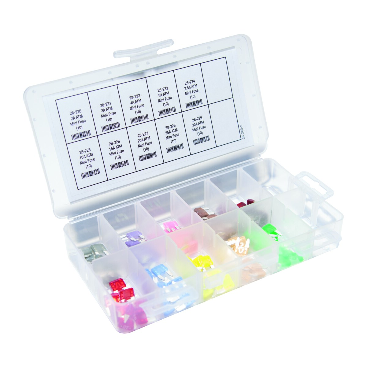 100 Piece ATM Mini Fuse Kit - Kimball Midwest