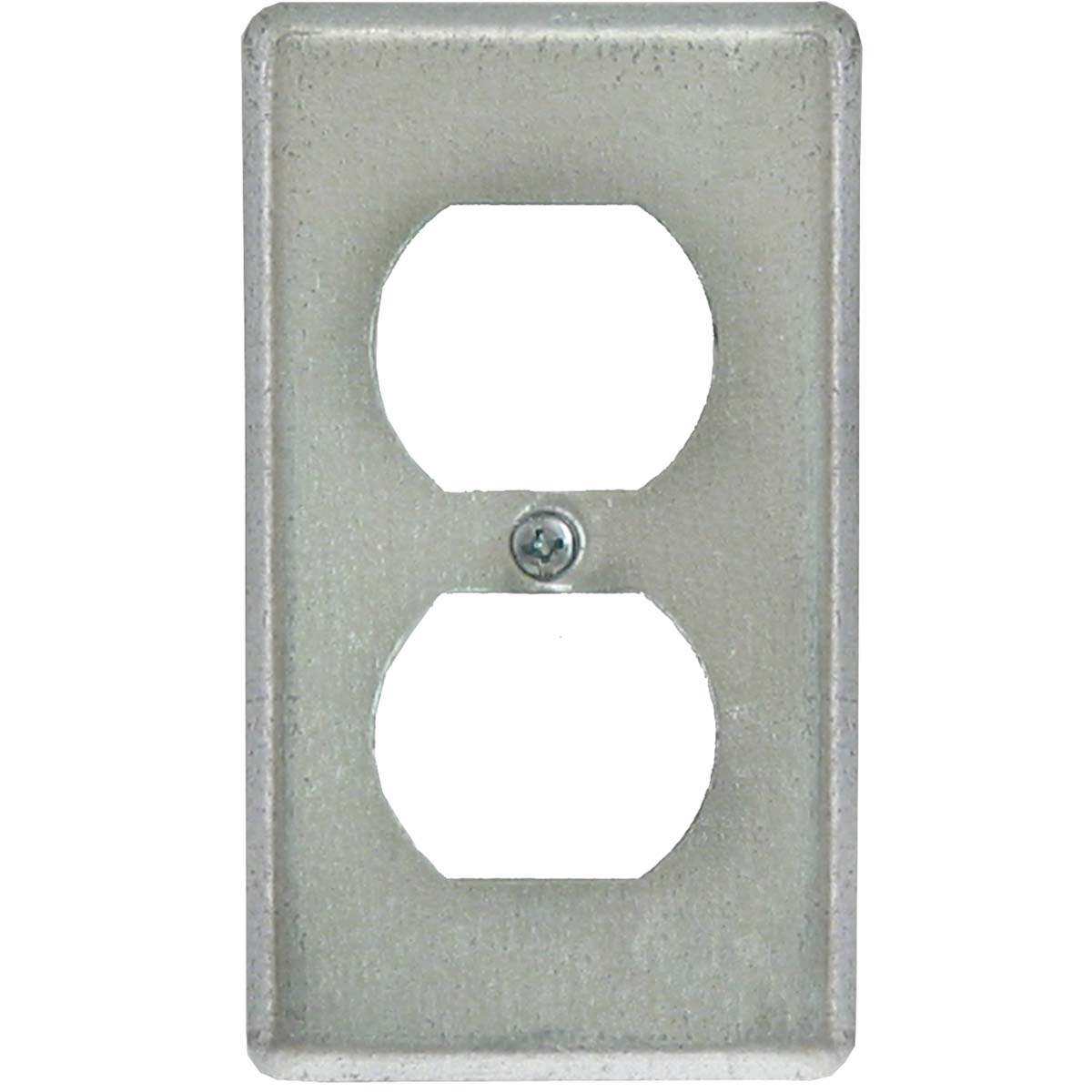 4" x 2-1/8" 1 Duplex Flush Receptacle Electrical Utility Box Cover ...