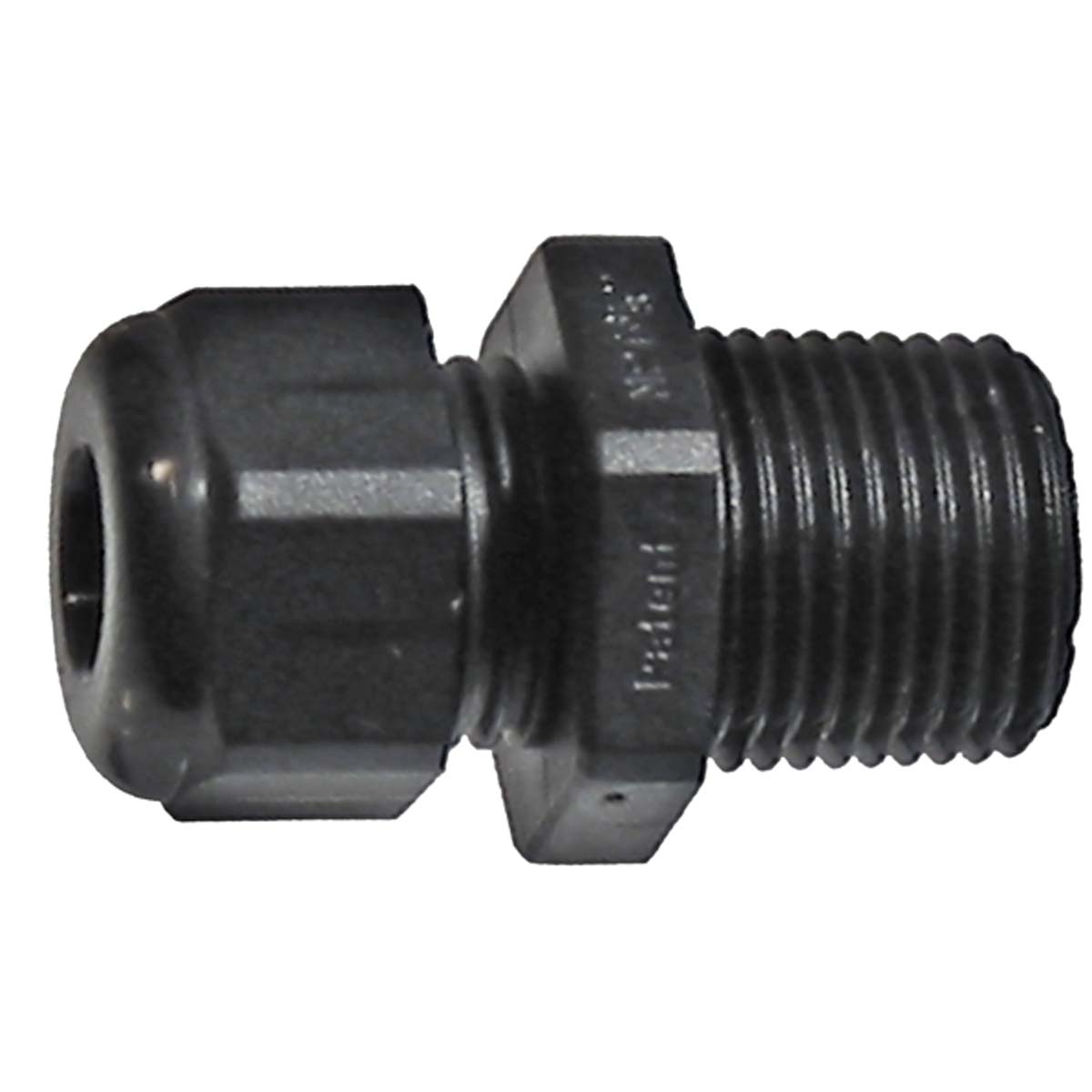 1/2" NPT (.20 - .35) Nylon Liquid Tight Strain Relieve Dome Nut ...