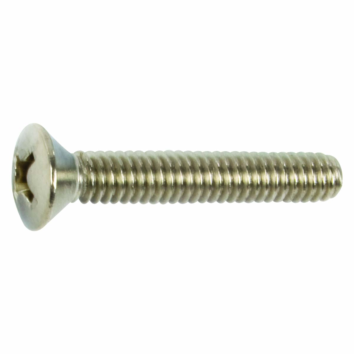 #8-32 x 1" Stainless Steel Phillips Oval Head Machine Screw - Kimball ...
