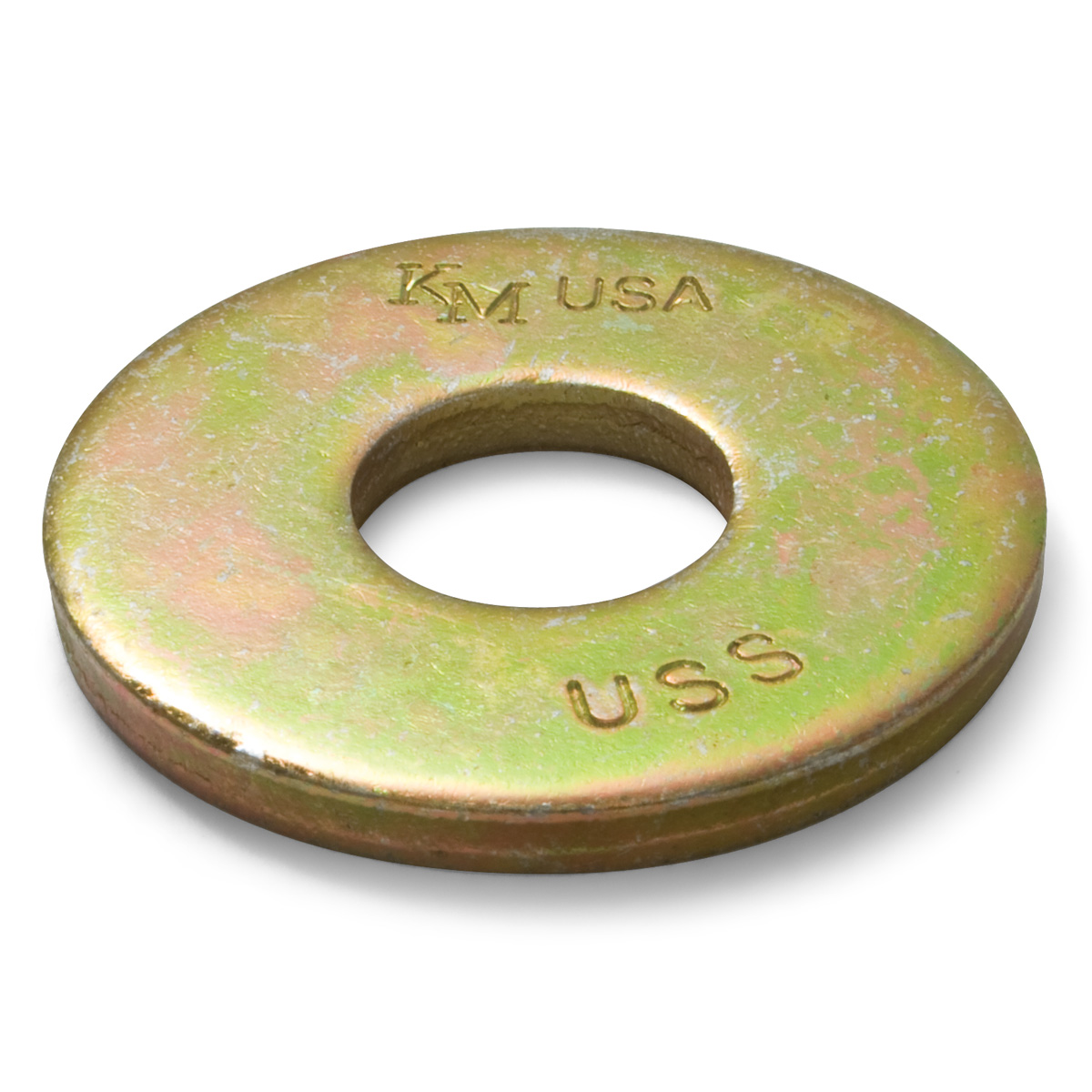 5/8" Grade 8 USS Yellow Zinc Alloy Steel Flat Washer - Kimball Midwest