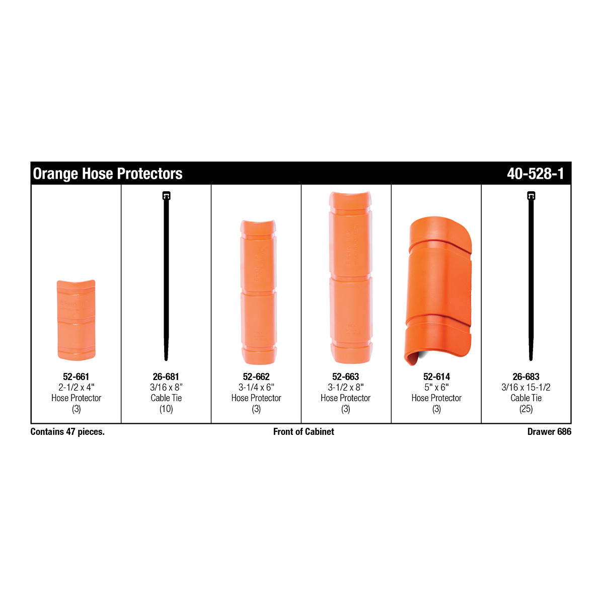 Orange Hose Protector Assortment - Kimball Midwest