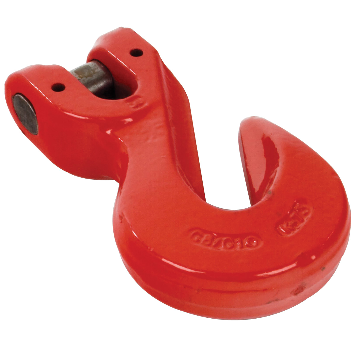 3/8" Grade 100 Red Enamel Clevis Grab Hook - Kimball Midwest