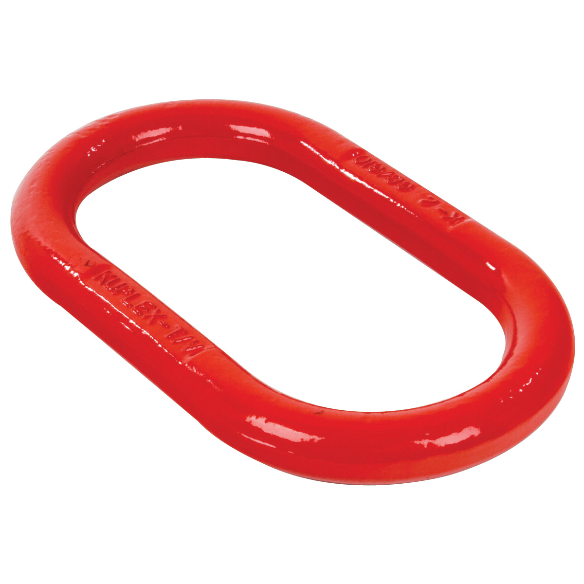 3/8" Grade 100 Red Enamel Oblong Master Link - Kimball Midwest