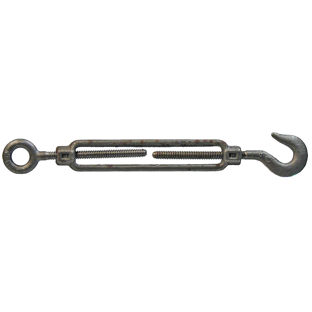 3/8" x 6" Galvanized Steel Hook & Eye Turnbuckle - Kimball Midwest
