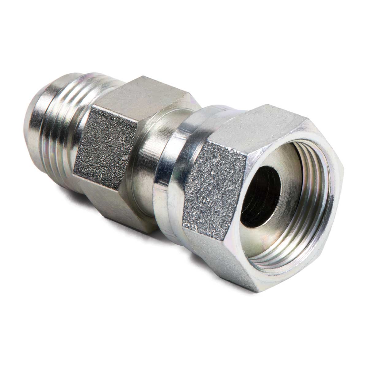 5 8 X 5 8 Steel Male 37 JIC To Female For Seal Swivel Kimball Midwest 5-8-x-5-8-steel-male-37-jic-to-female-for-seal-swivel-kimball-midwest