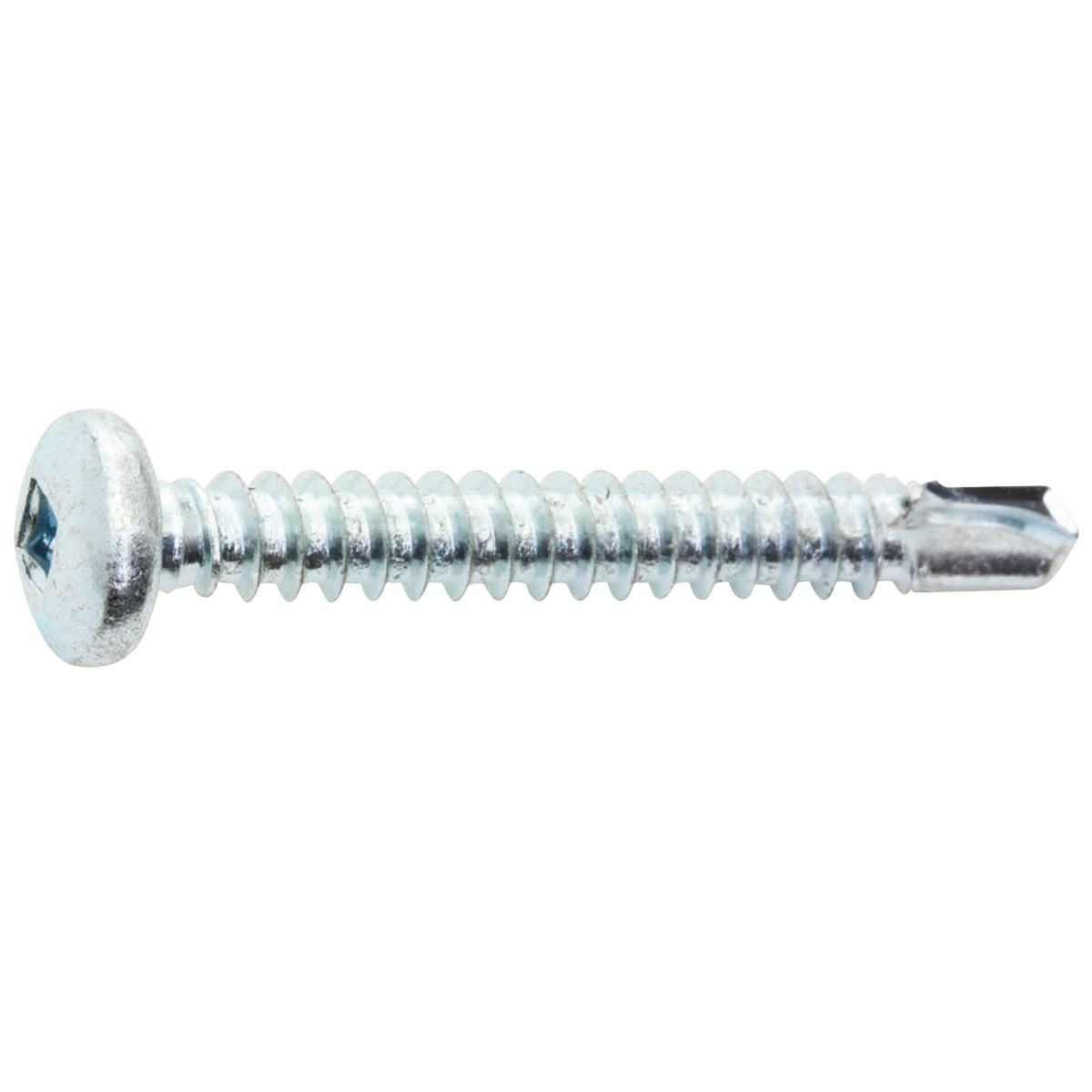 #8 x 1" Square Drive Pan Head Self-Drilling Screw - Kimball Midwest
