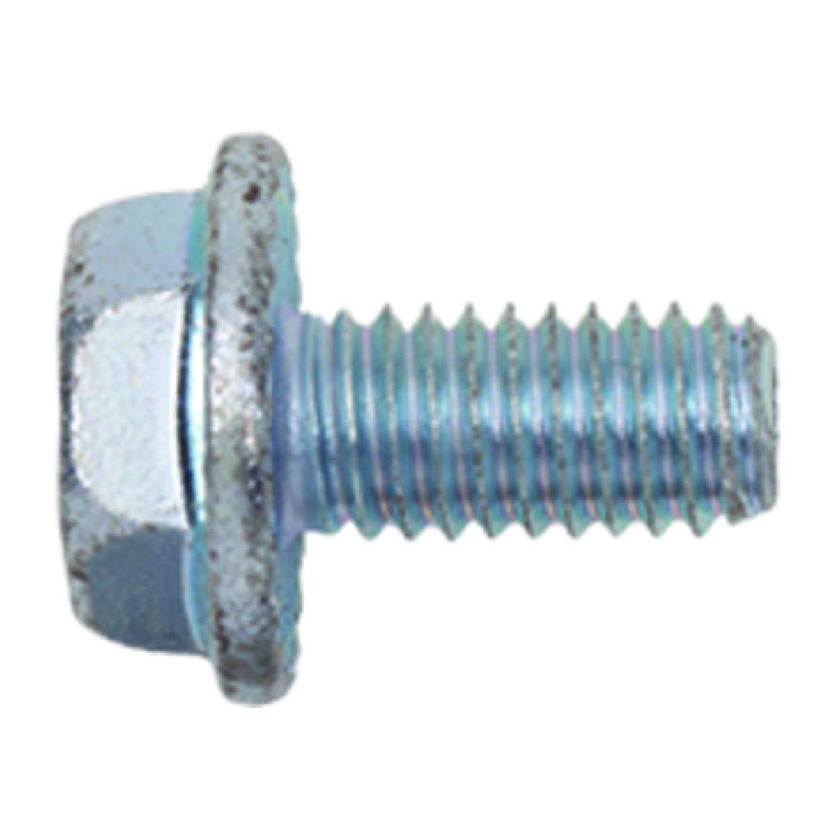M6 x 1.0 x 12 Metric Class 100 (Coarse Thread) Serrated Flange Bolt ...