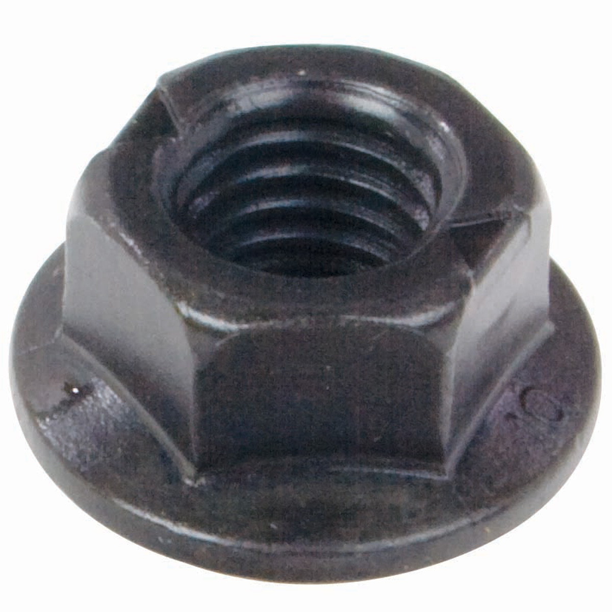 M12 x 1.75 Class 10 (Coarse Thread) Black Oil Dipped Flange Lock Nut ...