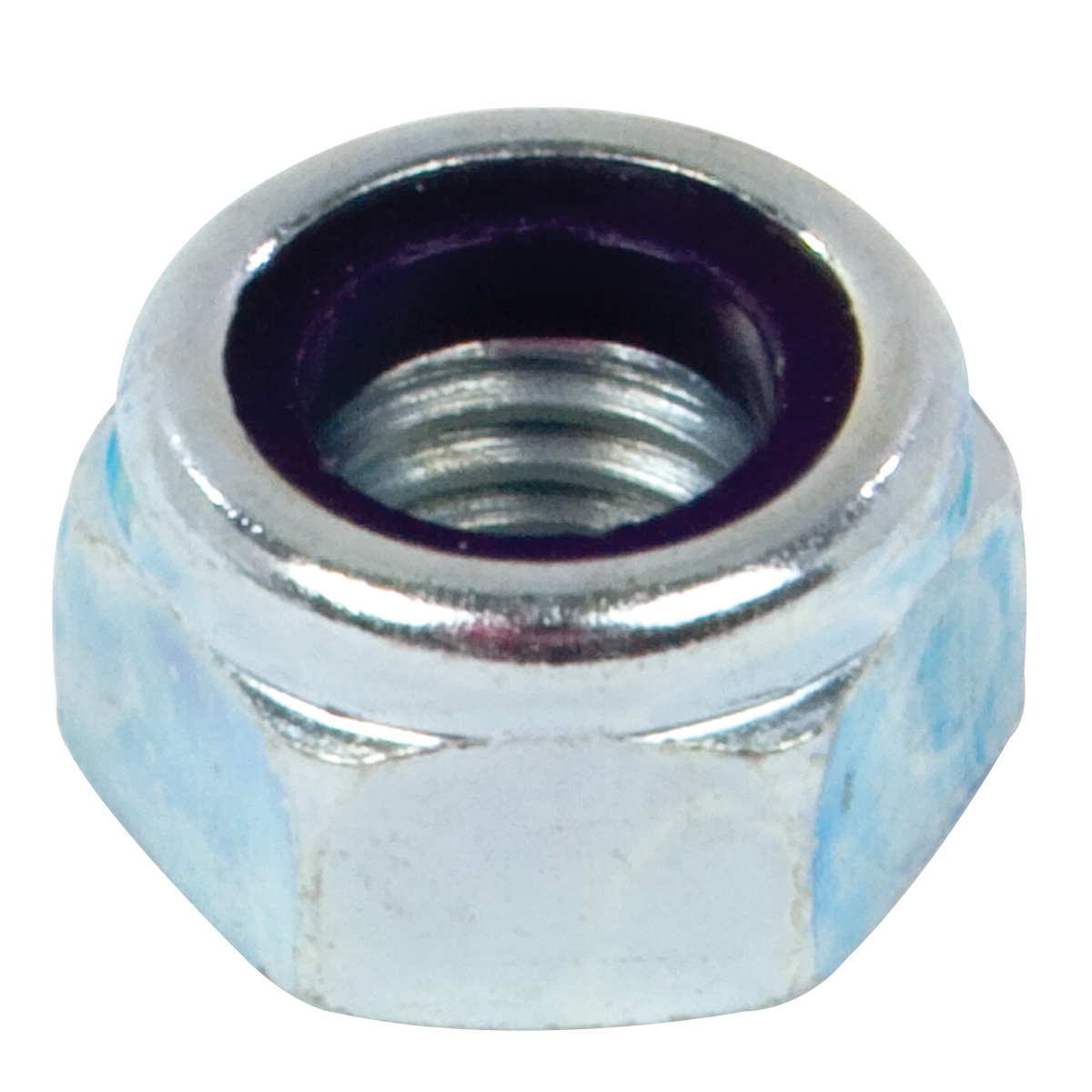 M12 x 1.75 Class 10 (Coarse Thread) Nylon Insert Lock Nut - Kimball Midwest