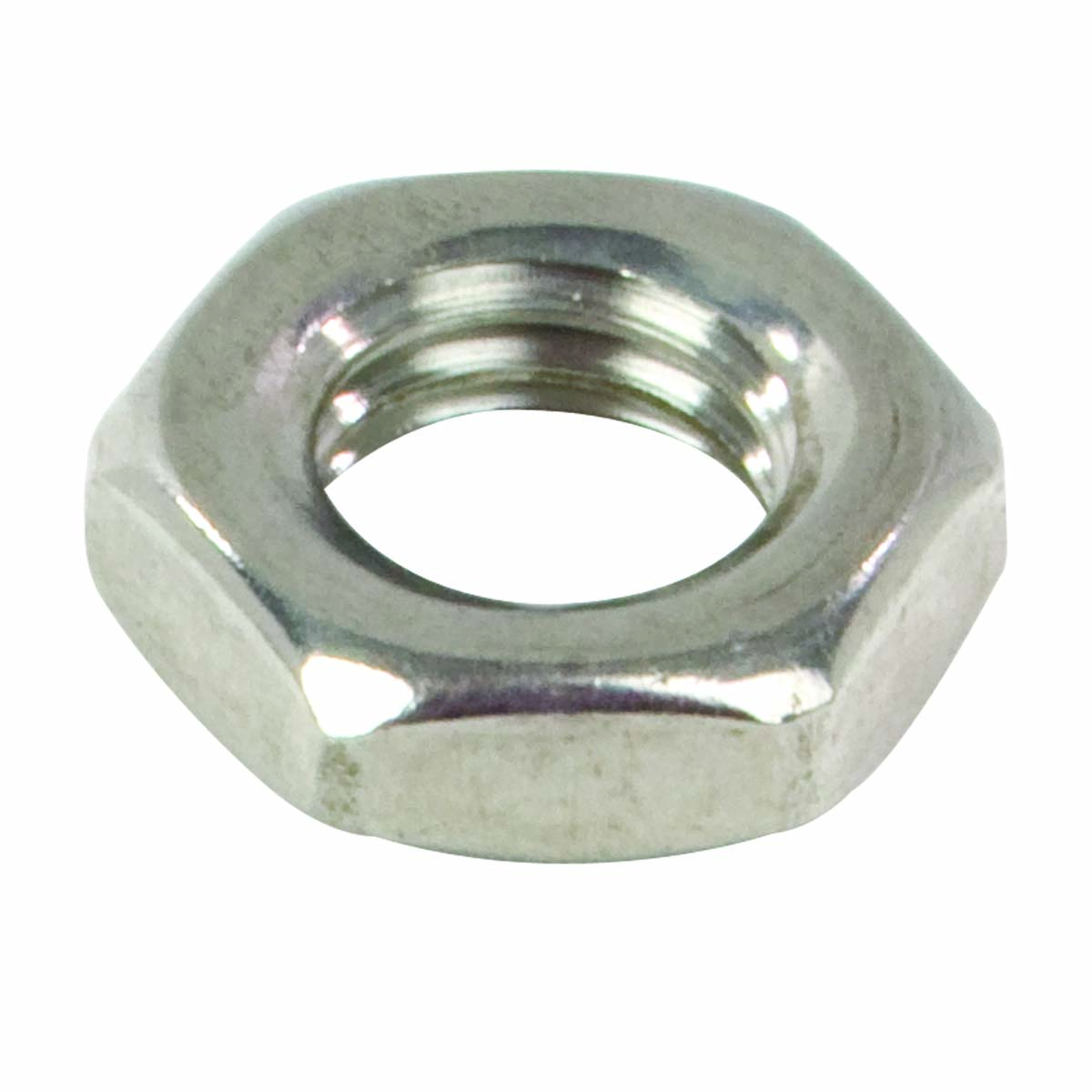 M6 x 1.0 Stainless Steel Hex Jam Nut - 50 Pack - Kimball Midwest