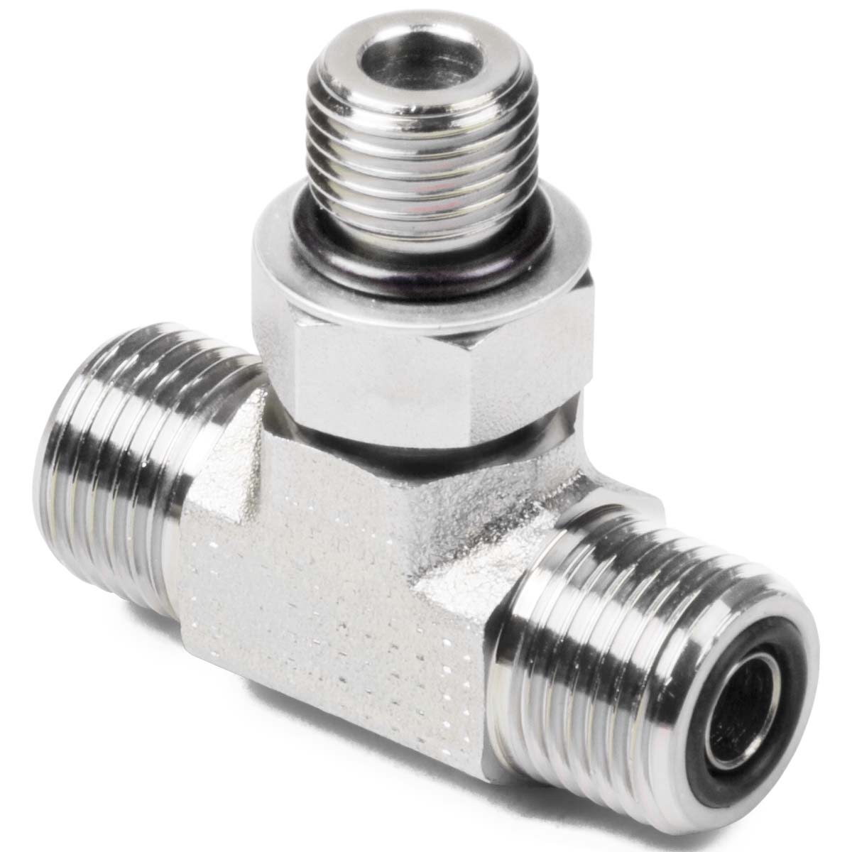 1/4 x 3/8 For-Seal® Straight Thread O-Ring Branch Tee - Kimball Midwest