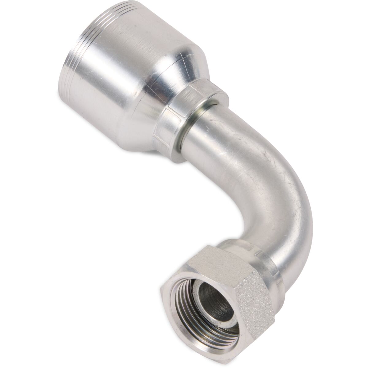 1/2" x 1/2" Female Swivel BSPP 90° Elbow - 4S Series - Kimball Midwest