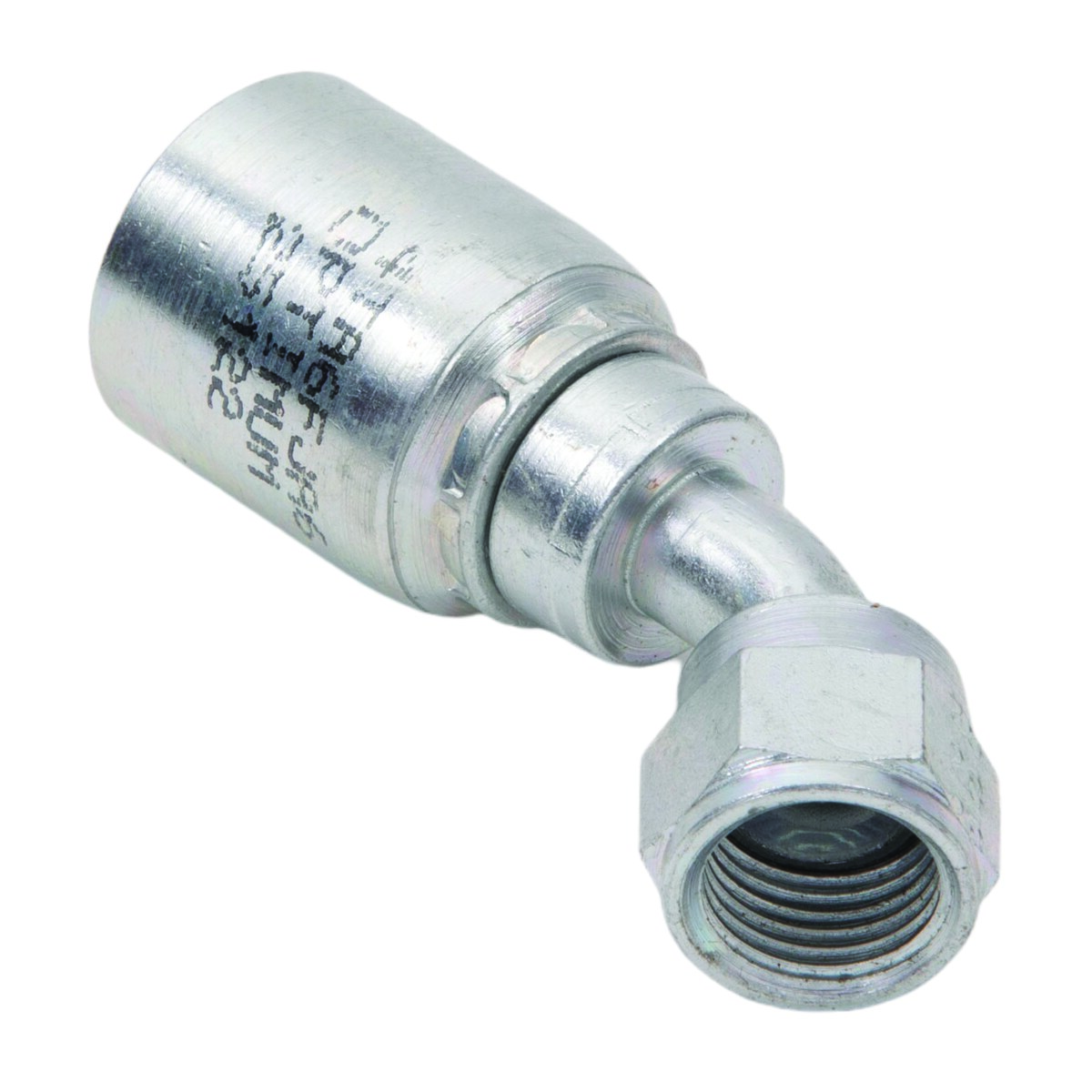 3/8" x 1/2" Female 37° (JIC) 45° Swivel Elbow - 4T Series - Kimball Midwest