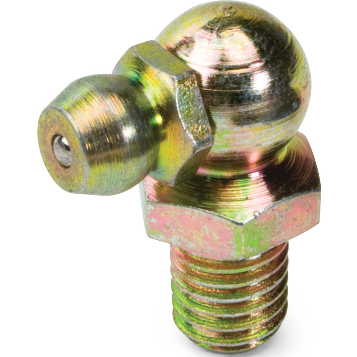 1/4"-28 Carbon Steel (SAE) 90° Grease Fitting - Kimball Midwest