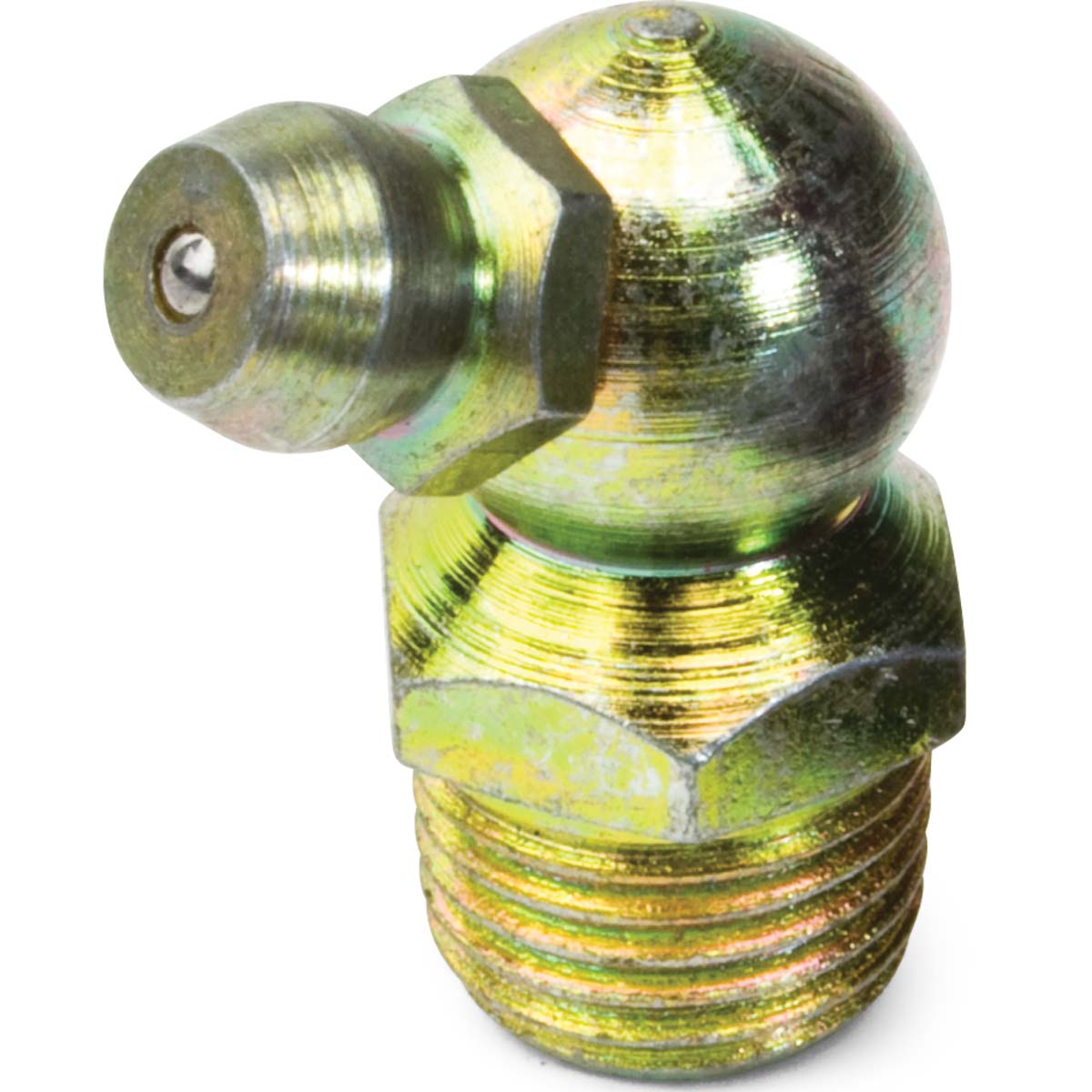 1/8" NPT 65° Carbon Steel Grease Fitting - Kimball Midwest