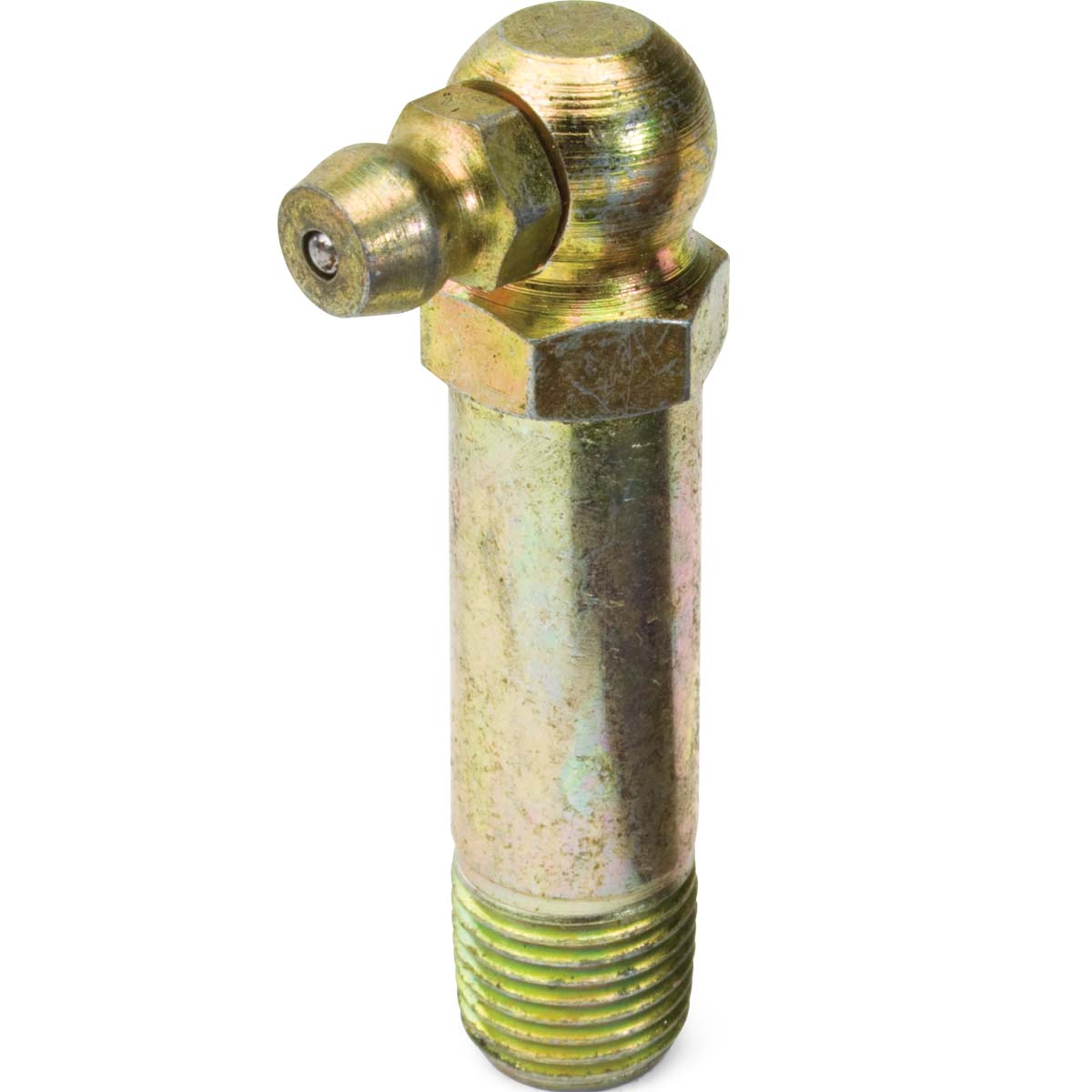 1/8" NPT 90° Short Thread Carbon Steel Grease Fitting - Kimball Midwest