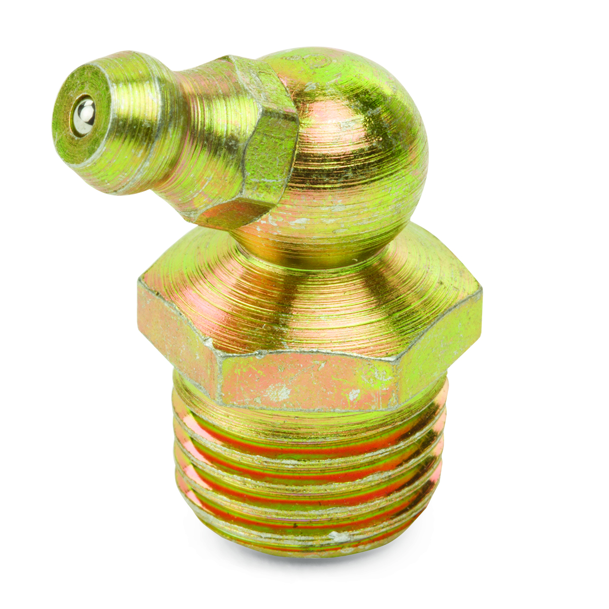 1/4" NPT 65° Lincoln 5350 Carbon Steel Grease Fitting - Kimball Midwest