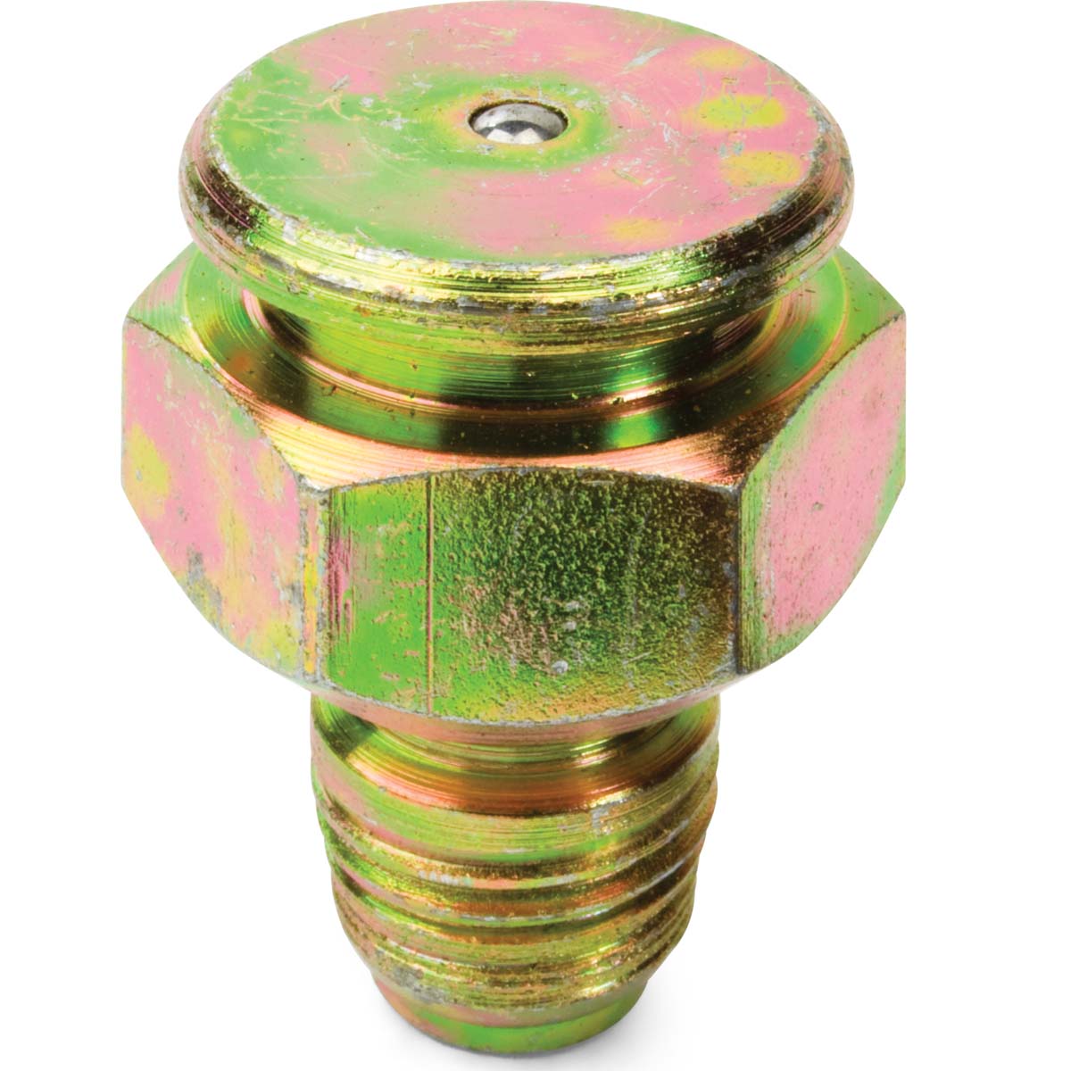 1/4" NPT Large Button Head Carbon Steel Grease Fitting - Kimball Midwest