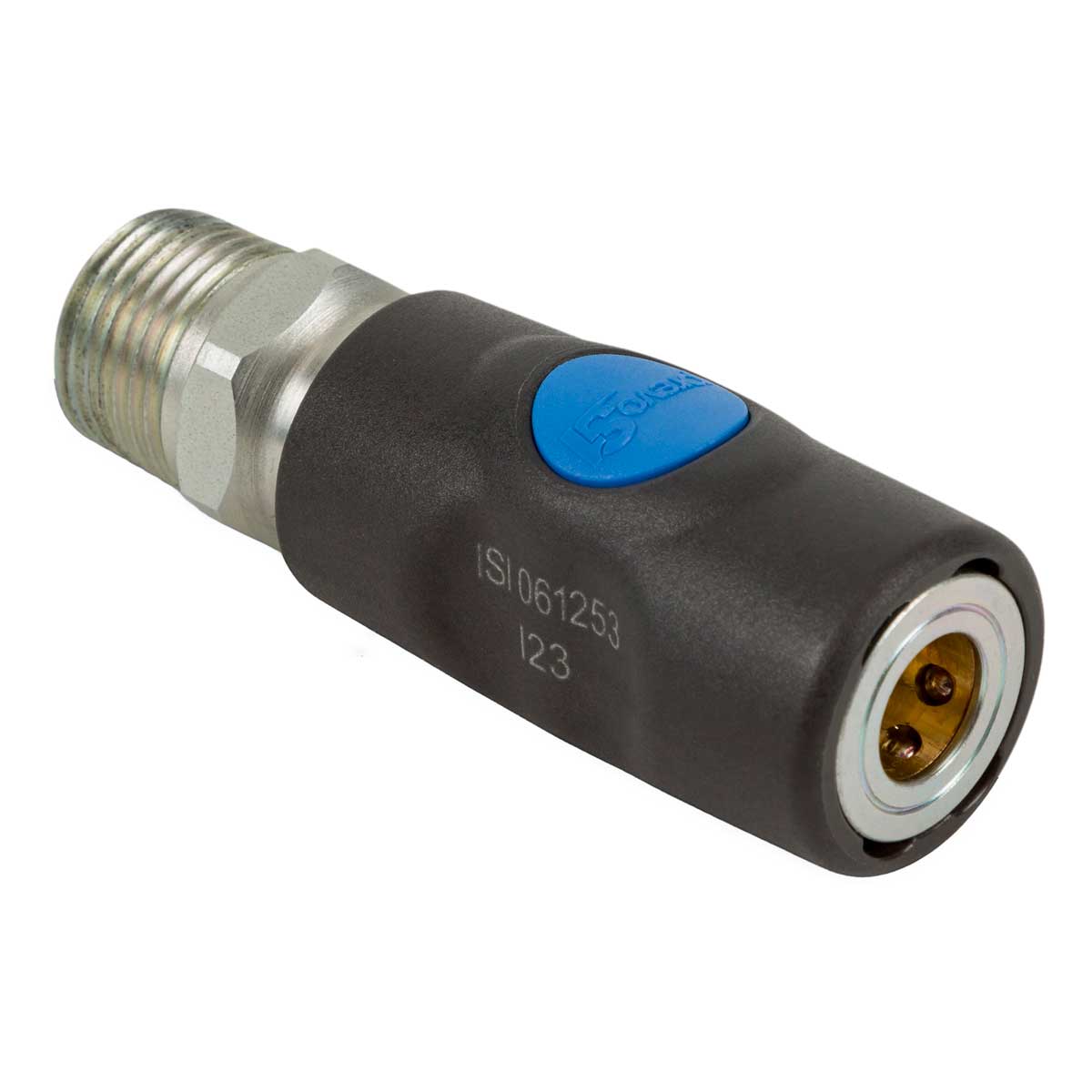 1/2" Push-Button Industrial Interchange Female Air Line Safety Coupler ...