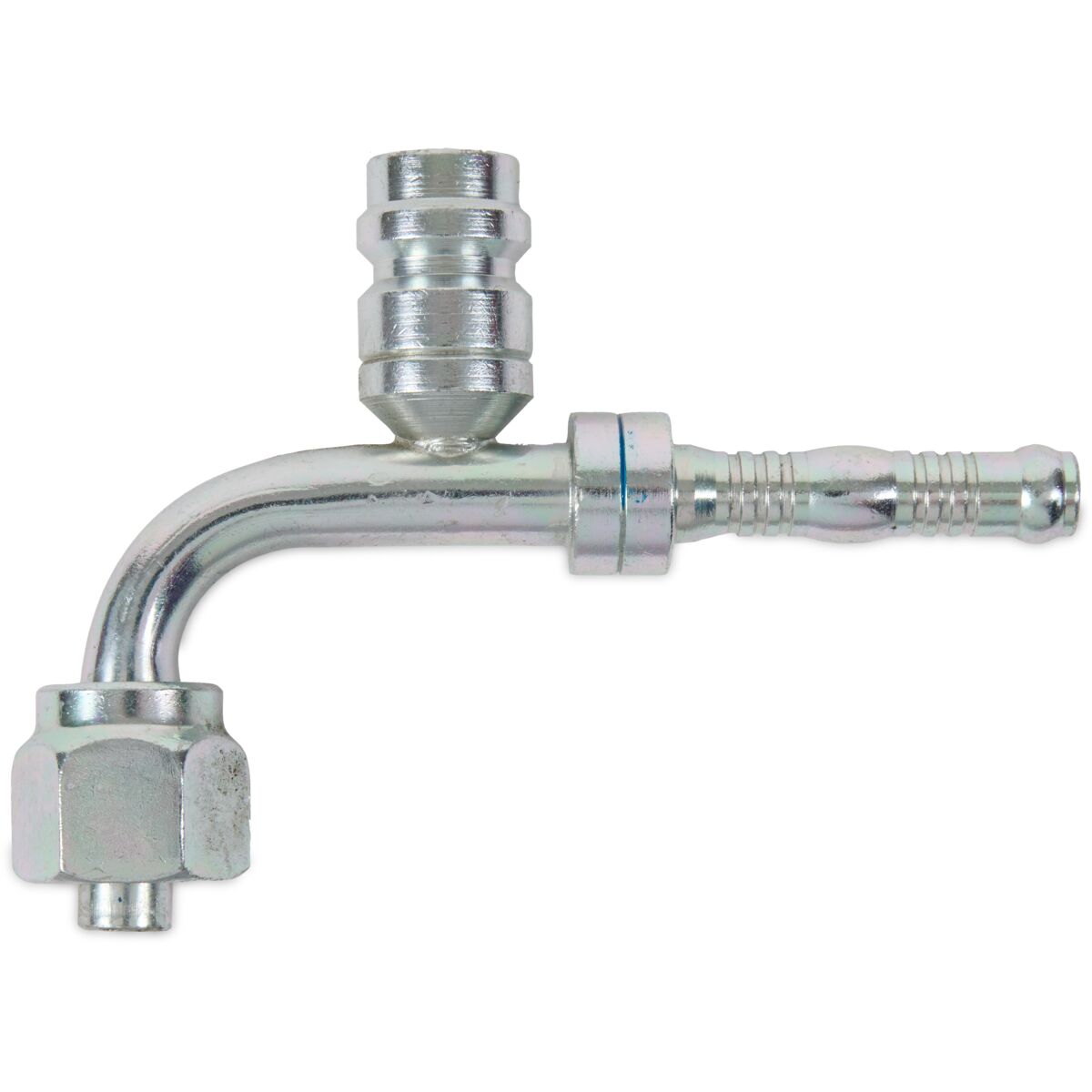 1/2" x 1/2" Female O-Ring 90° Elbow Kim-Clip Fitting with 16mm Service ...