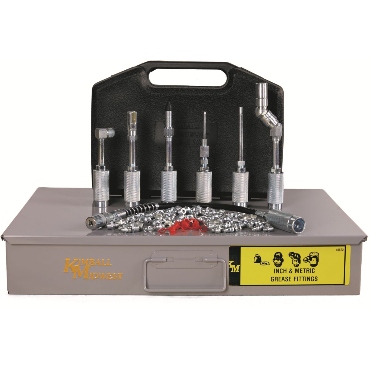 Grease Fitting Assortment with Adapter Set Bundle - Kimball Midwest