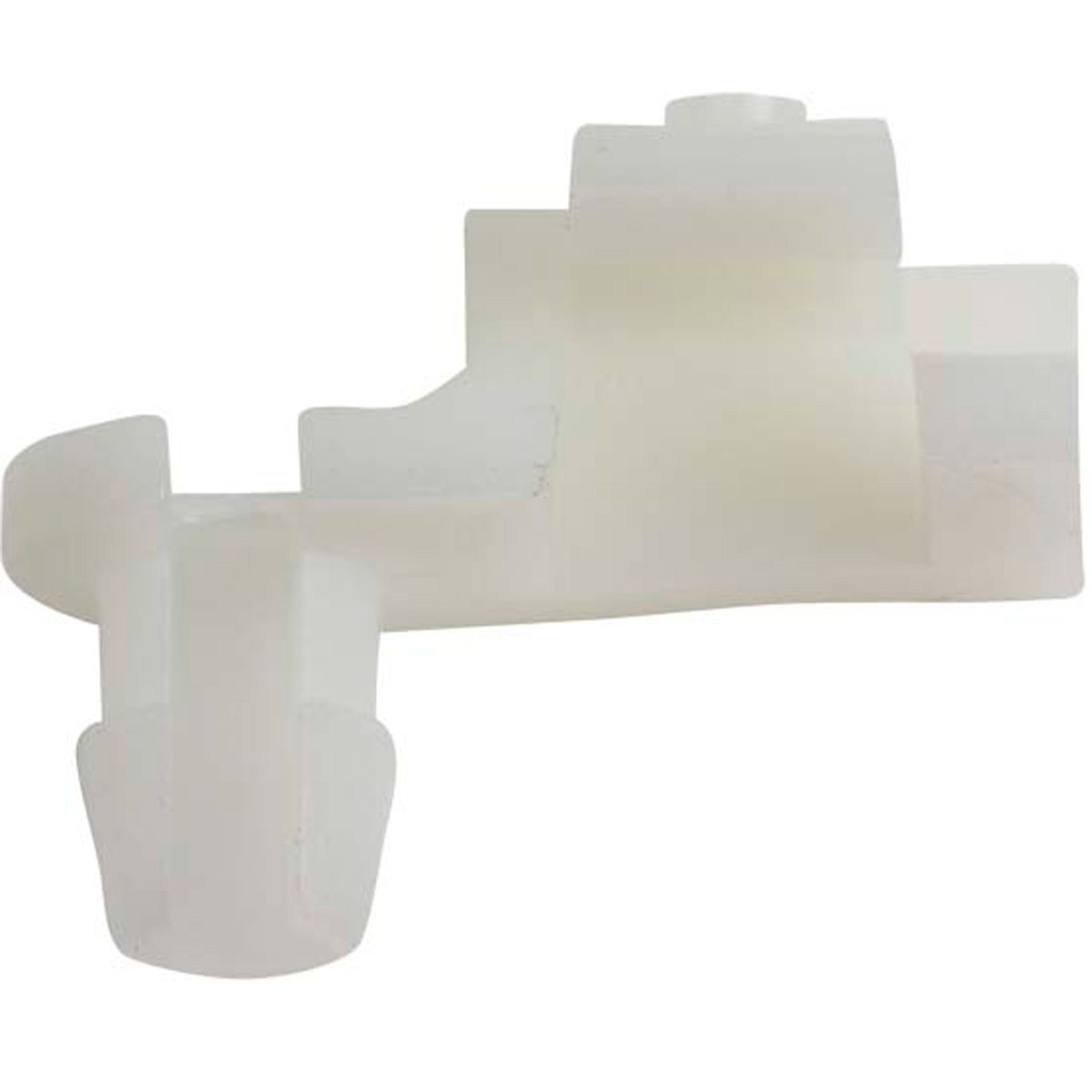 5/32" White Nylon GM Right Hand Door Lock Rod Clip - Kimball Midwest