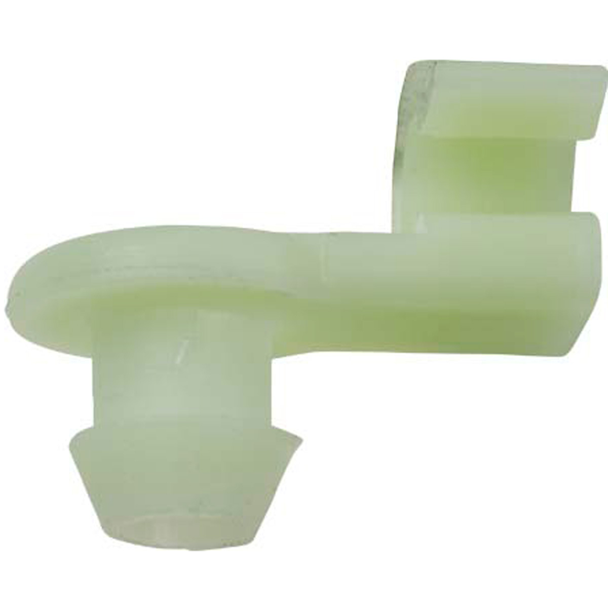 5/32" White Nylon GM Left Hand Door Lock Rod Clip - Kimball Midwest