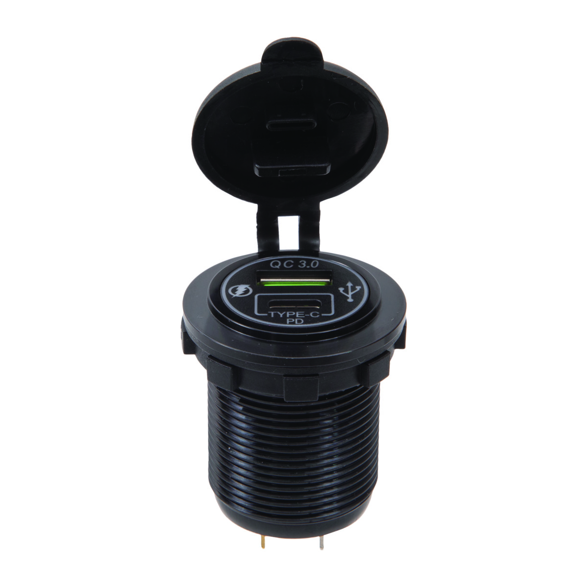 Panel Mount USB Power Outlet - Kimball Midwest